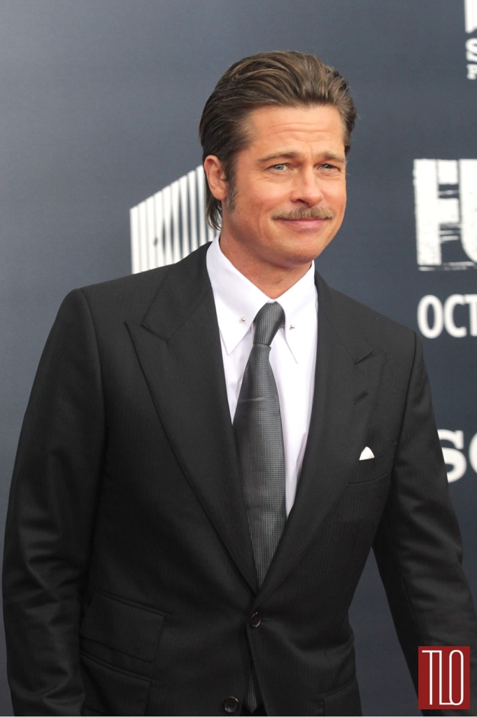 Brad Pitt in Tom Ford at the "Fury" Washington DC Premiere - Tom + Lorenzo