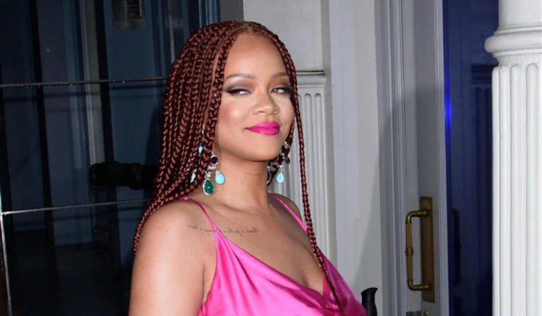 Rihanna at the Fenty Pop Up Store Event in NYC - Tom + Lorenzo