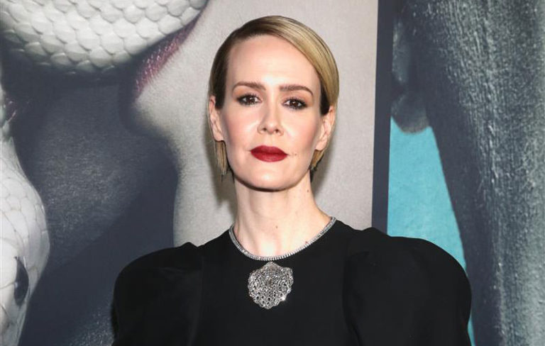 Sarah Paulson in Gucci at FX's American Horror Story 100th Episode ...