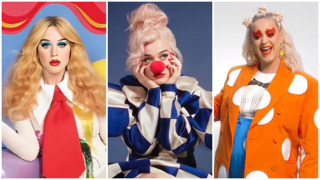 Katy Perry Promotes "Smile" in Yasmin Julie Bergmann and Moschino - Tom ...