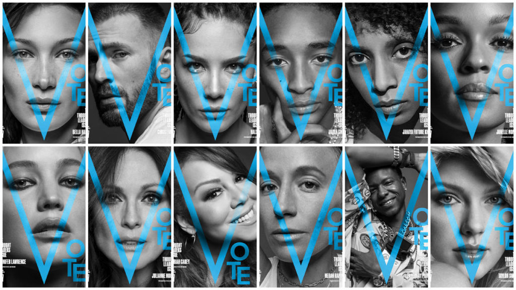 V Magazine Launches 12 "Vote" Covers Starring Jennifer Lawrence, Chris ...