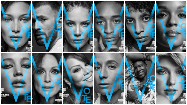 V Magazine Launches 12 "Vote" Covers Starring Jennifer Lawrence, Chris ...