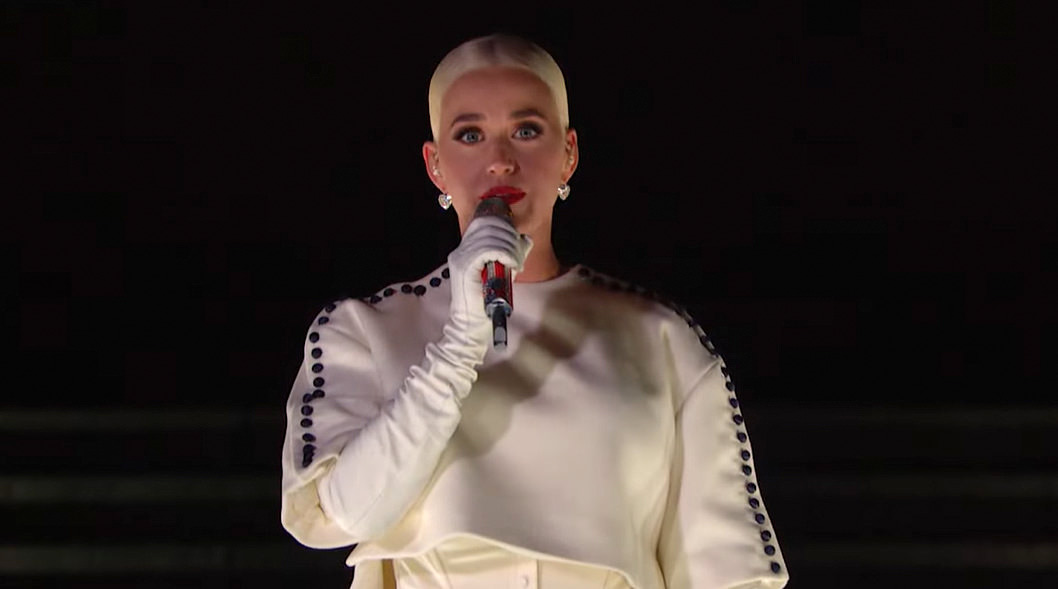 Katy Perry in Thom Browne at the “Celebrating America” Primetime ...