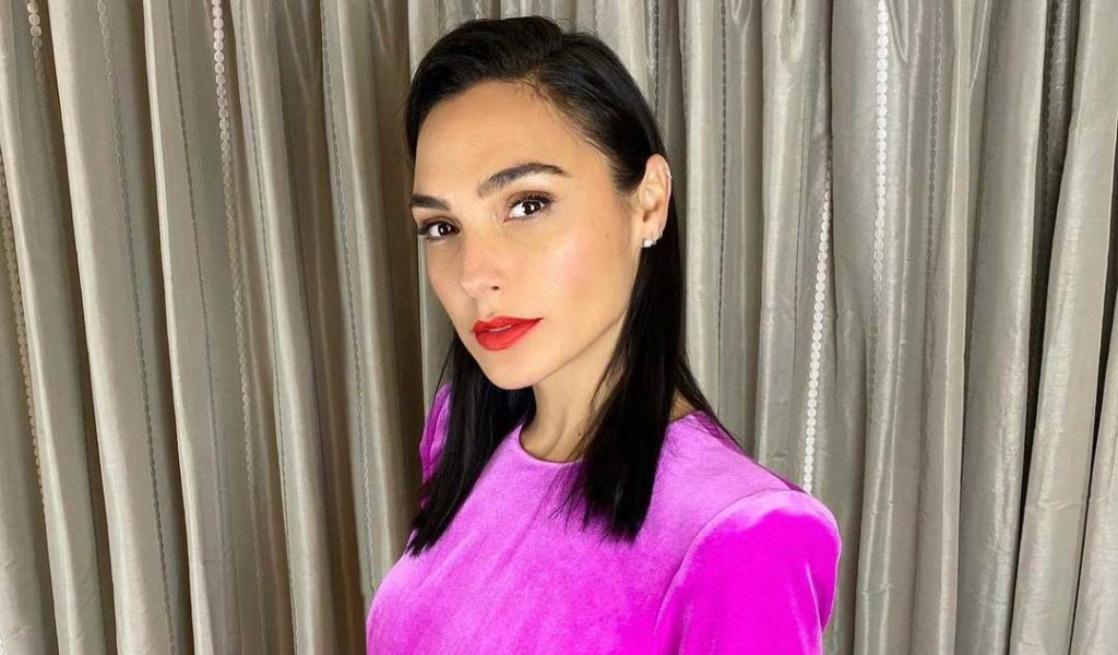 Gal Gadot Promotes "Wonder Woman 1984" in Alex Perry - Tom + Lorenzo