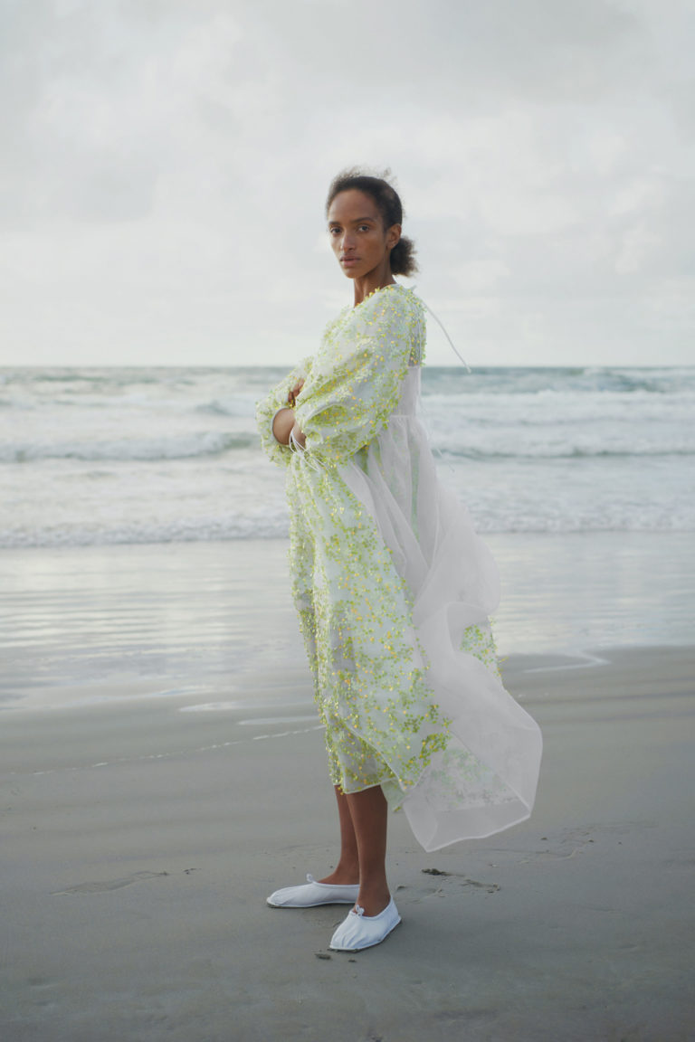 Sarah Paulson in Cecilie Bahnsen for "Jimmy Kimmel Live!" - Tom + Lorenzo