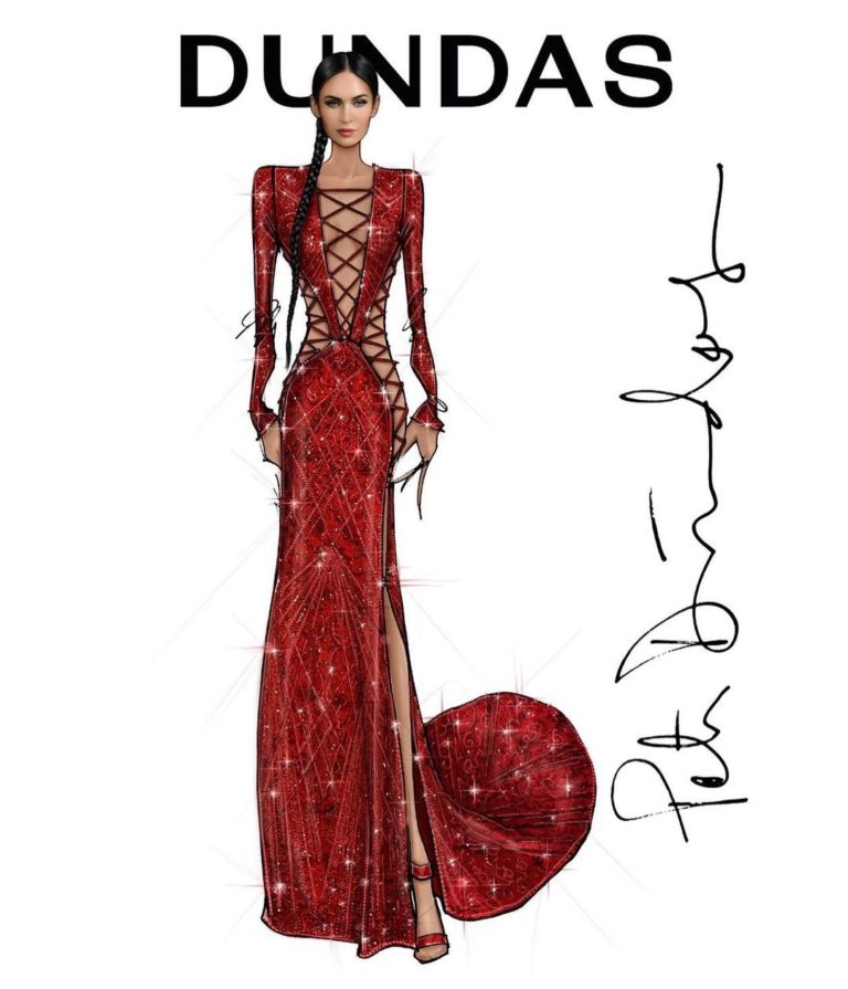 Met Gala 2021: Megan Fox in Dundas - Tom + Lorenzo