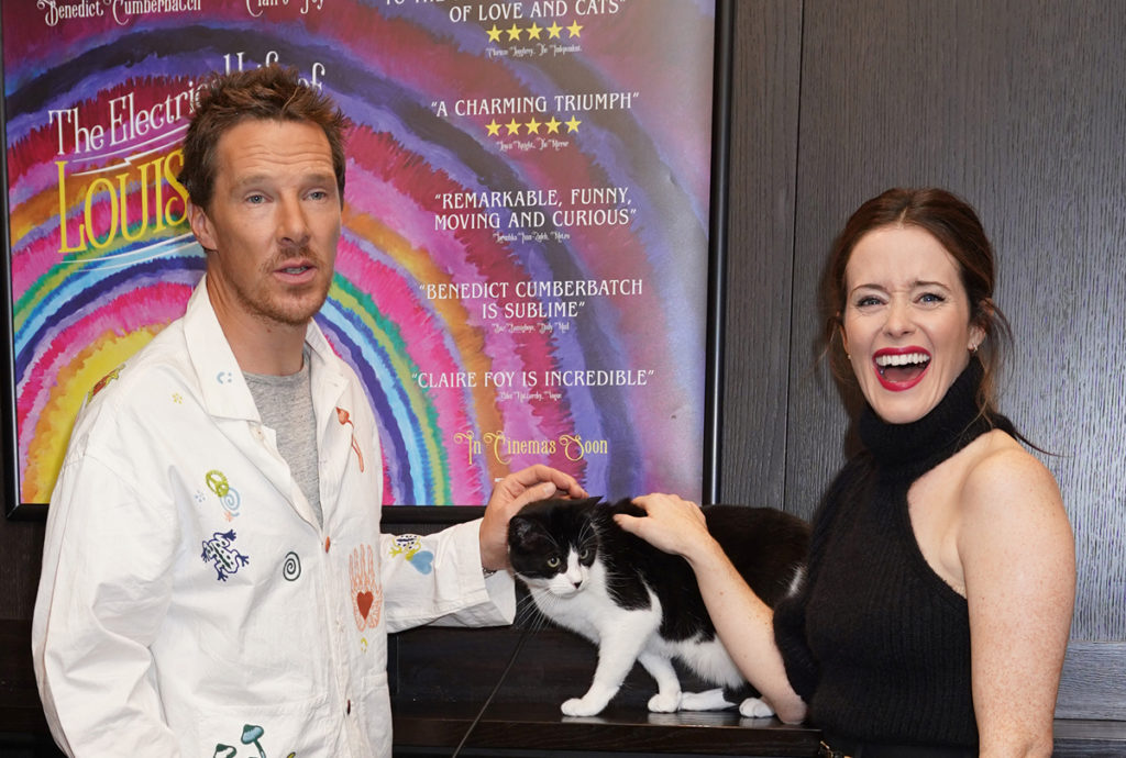 Benedict Cumberbatch and Claire Foy at "The Electrical Life of Louis ...