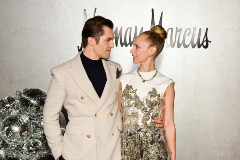 "Ted Lasso" Stars Phil Dunster and Juno Temple at Neiman Marcus ...