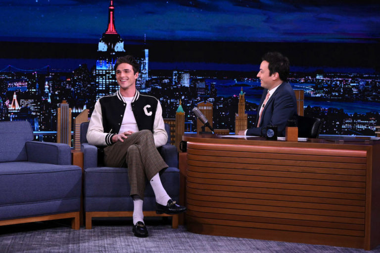“Euphoria” Star Jacob Elordi in Celine on “The Tonight Show Starring ...