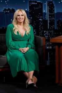 Rebel Wilson Promotes SENIOR YEAR in Badgley Mischa on JIMMY KIMMEL ...