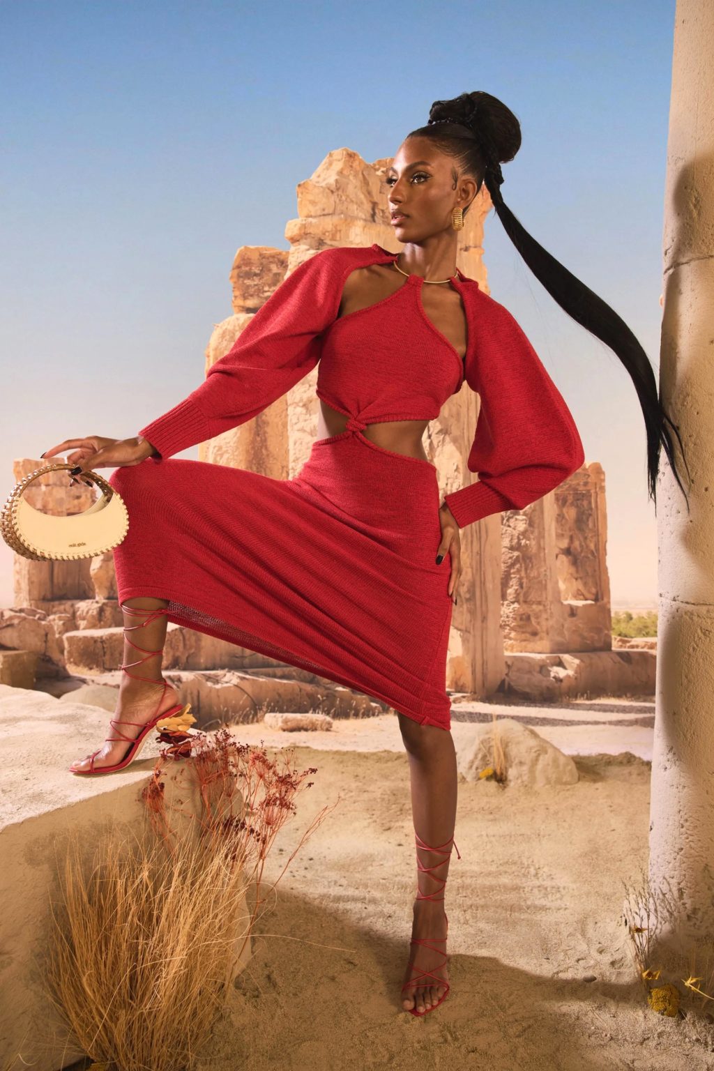 Katy Perry Promotes Her New Shoe Collection in Cult Gaia - Tom + Lorenzo