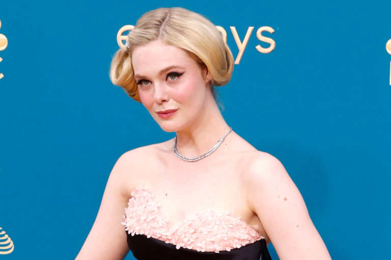 Emmys 2022: Elle Fanning in Sharon Long - Tom + Lorenzo