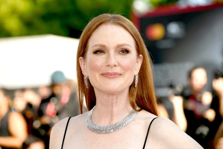 Venice Film Festival 2022: Julianne Moore in Miu Miu at THE ETERNAL ...