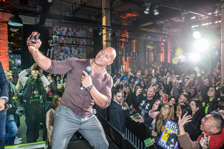 Dwayne Johnson at the BLACK ADAM Toronto Fan Event - Tom + Lorenzo