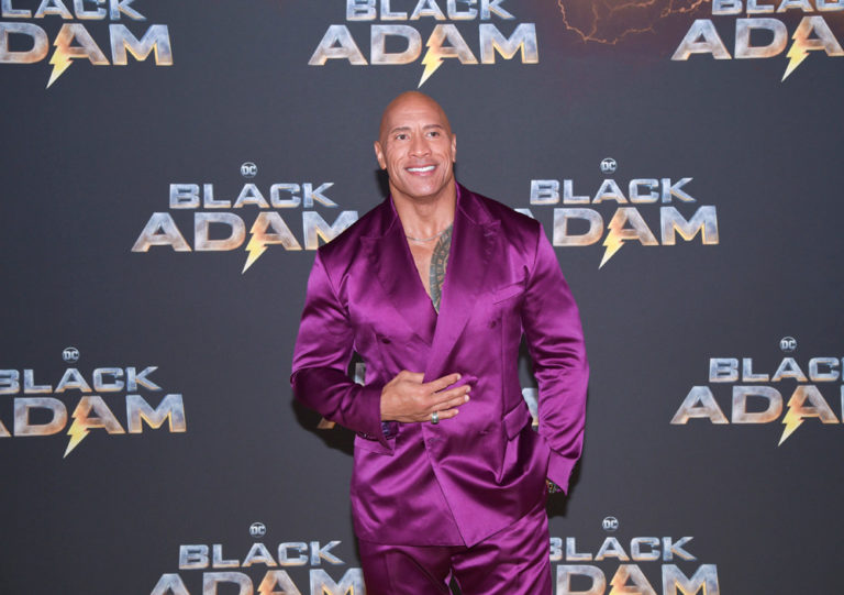 Dwayne Johnson in Dolce & Gabbana at the BLACK ADAM London Premiere: IN ...