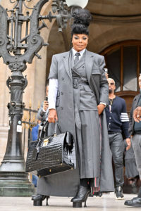 Front Row: Janet Jackson at the Thom Browne Fashion Show in Paris - Tom ...