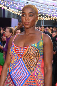 Lashana Lynch in Ashish at the London Premiere of ROALD DAHL’S MATILDA ...