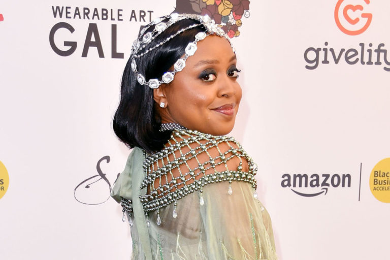 ABBOTT ELEMENTARY Star Quinta Brunson in Yvan Young at the Wearable Art ...