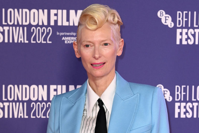 Tilda Swinton in Bella Freud at the BFI London Film Festival THE ...