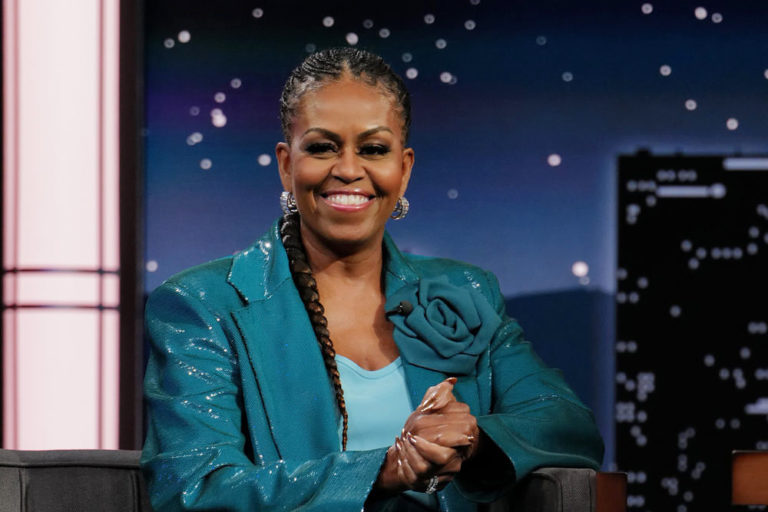 Michelle Obama Promotes Her New Book THE LIGHT WE CARRY on JIMMY KIMMEL ...