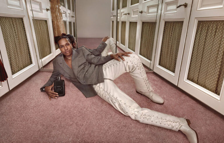 Julia Garner, A$AP Rocky and Elliot Page for Gucci's Guilt Fragrance Ad ...