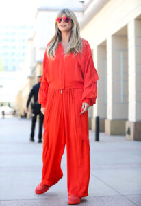 Style File: Heidi Klum in Jean Paul Gaultier and Lala Berlin at AMERICA ...