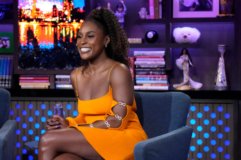 AMERICAN FICTION Star Issa Rae in Mach & Mach on WATCH WHAT HAPPENS ...