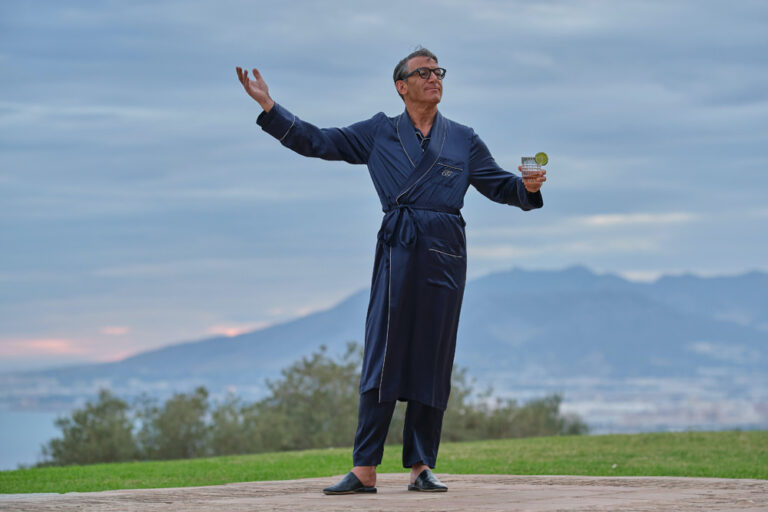 First Look of Jason Isaacs as Cary Grant in ARCHIE - Tom + Lorenzo