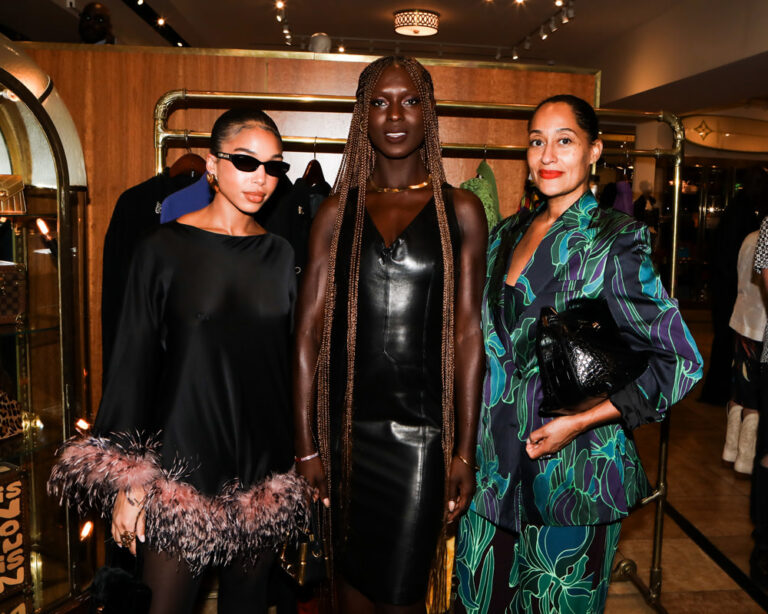 Lori Harvey, Jodie Turner-Smith and Tracee Ellis Ross at What Goes ...
