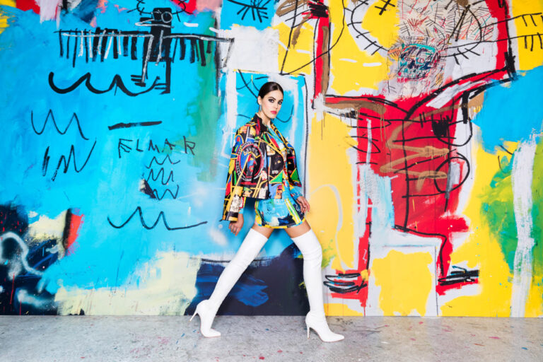 Jean-Michel Basquiat x alice + olivia Collaboration - Tom + Lorenzo