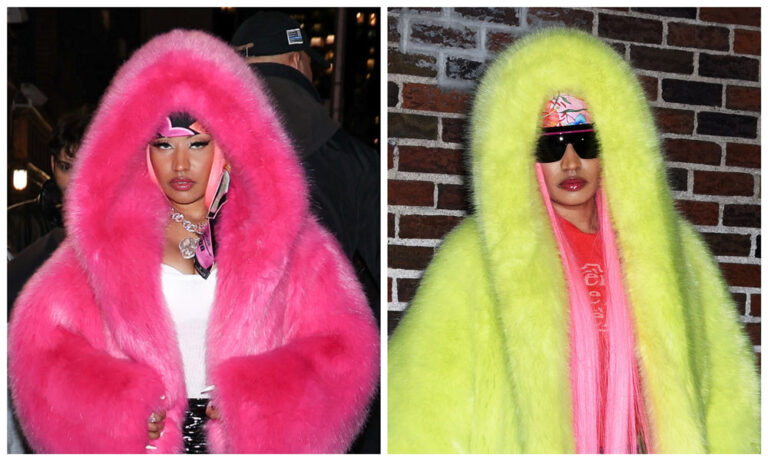 Nicki Minaj at THE LATE SHOW WITH STEPHEN COLBERT Studios - Tom + Lorenzo