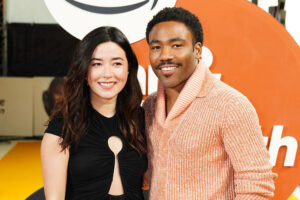 Maya Erskine and Donald Glover at the MR. & MRS. SMITH London Premiere ...