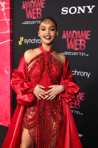 Celeste O'Connor, Sydney Sweeney, Dakota Johnson and Isabela Merced at ...