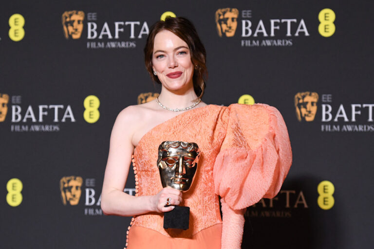 BAFTA Film Awards 2024: POOR THINGS Star Emma Stone in Louis Vuitton - Tom + Lorenzo