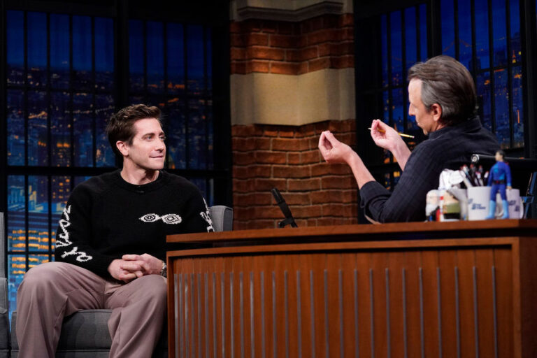 ROAD HOUSE Star Jake Gyllenhaal in The Elder Statesman on the LATE ...