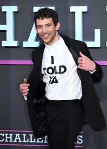 Josh O'Connor, Zendaya and Mike Faist at the CHALLENGERS London ...