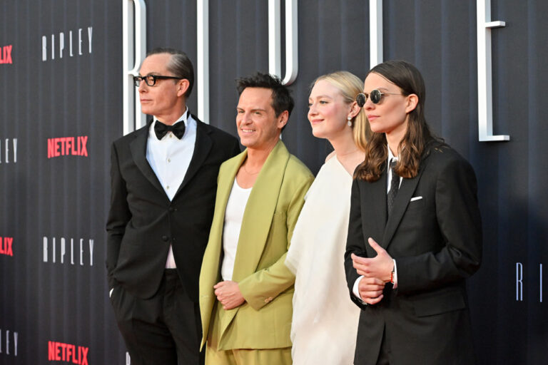 Maurizio Lombardi, Andrew Scott, Dakota Fanning, and Eliot Sumner at ...