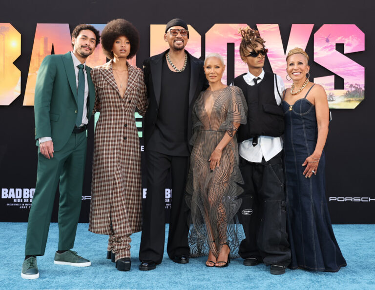 Will Smith and Family at the BAD BOYS: RIDE OR DIE Los Angeles Premiere ...