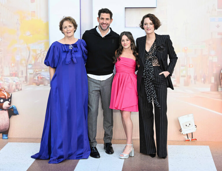 Fiona Shaw, John Krasinski, Cailey Fleming, and Phoebe Waller-Bridge at ...