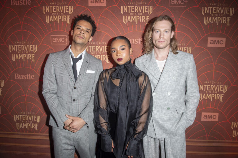 Jacob Anderson, Delainey Hayes and Sam Reid at the ANNE RICE'S ...