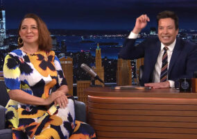 ROAR Star Alison Brie in Valentino on THE TONIGHT SHOW STARRING JIMMY ...