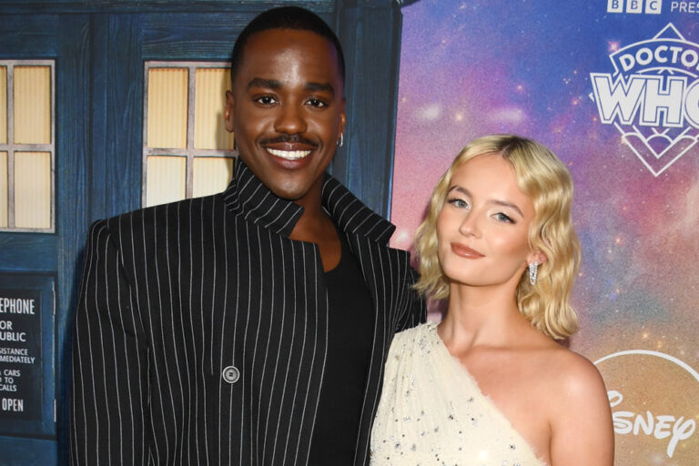 Ncuti Gatwa and Millie Gibson at the DOCTOR WHO US premiere - Tom + Lorenzo