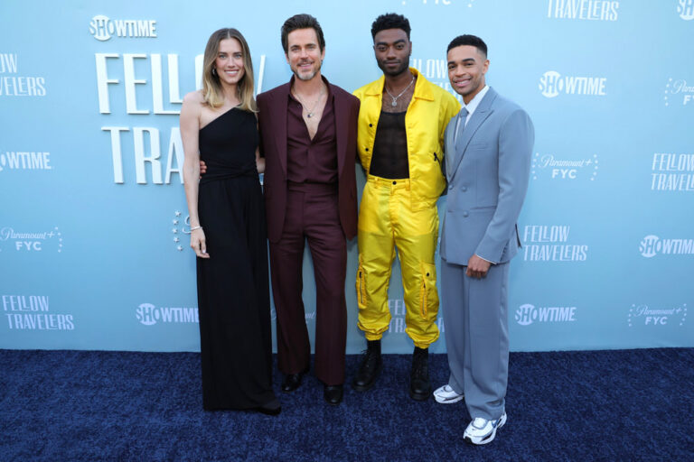 Allison Williams, Matt Bomer, Jelani Alladin, and Noah Ricketts at the ...
