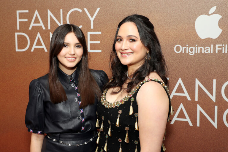 Isabel Deroy-Olson and Lily Gladstone at the FANCY DANCE New York ...