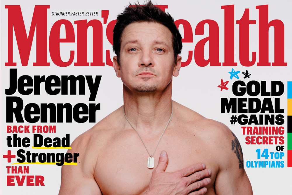 Jeremy Renner Covers the July/August Issue of MEN'S HEALTH Magazine ... Jeremy Renner Covers the July/August Issue of MEN'S HEALTH Magazine ...
