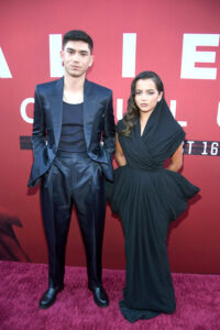 Aileen Wu, Archie Renaux and Isabela Merced at the ALIEN: ROMULUS Los ...