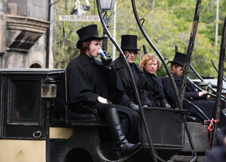 Guillermo del Toro's FRANKENSTEIN Filming in Edinburgh - Tom + Lorenzo