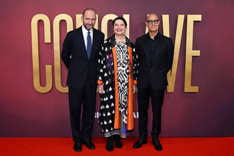 Ralph Fiennes, Isabella Rossellini and Stanley Tucci at BFI London Film ...