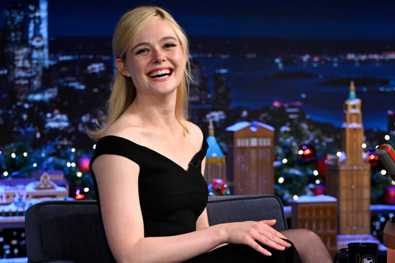 A COMPLETE UNKNOWN Star Elle Fanning in Michael Kors Collection on THE ...