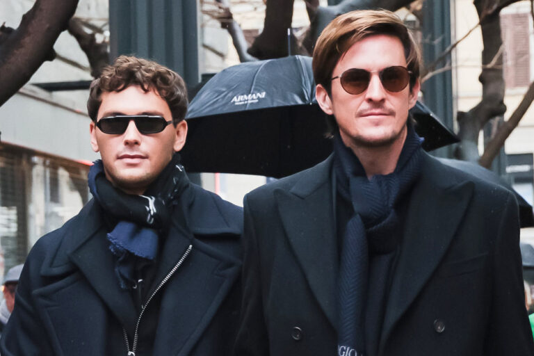 Cooper Koch and Stuart McClave at Milan Fashion Week - Tom + Lorenzo